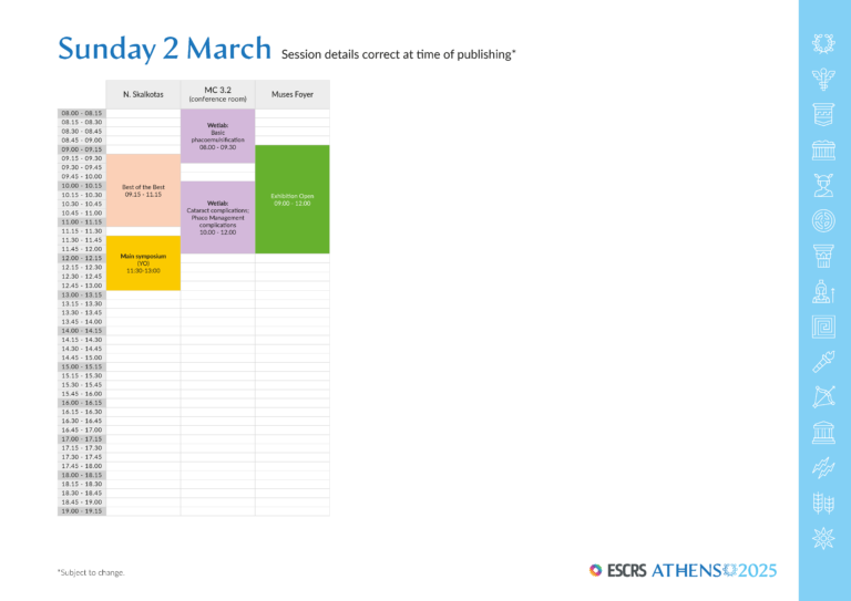 Programme | ESCRS Winter Meeting 2025